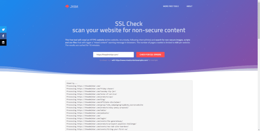 Free Website Testing Tools for Web Developers – The Admin Bar