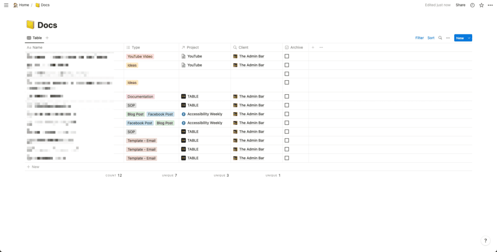 Goodbye Messy Google Docs, Hello Notion - The Admin Bar