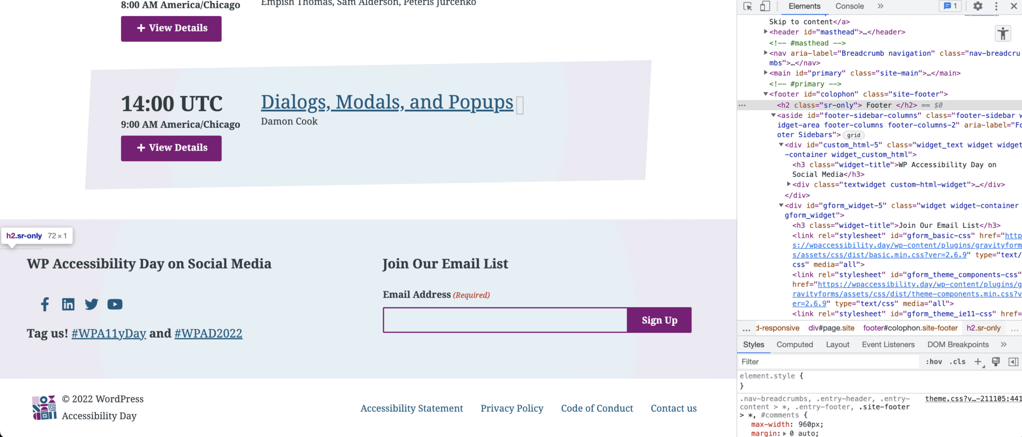 Enhancing Themes for Screen Reader Accessibility