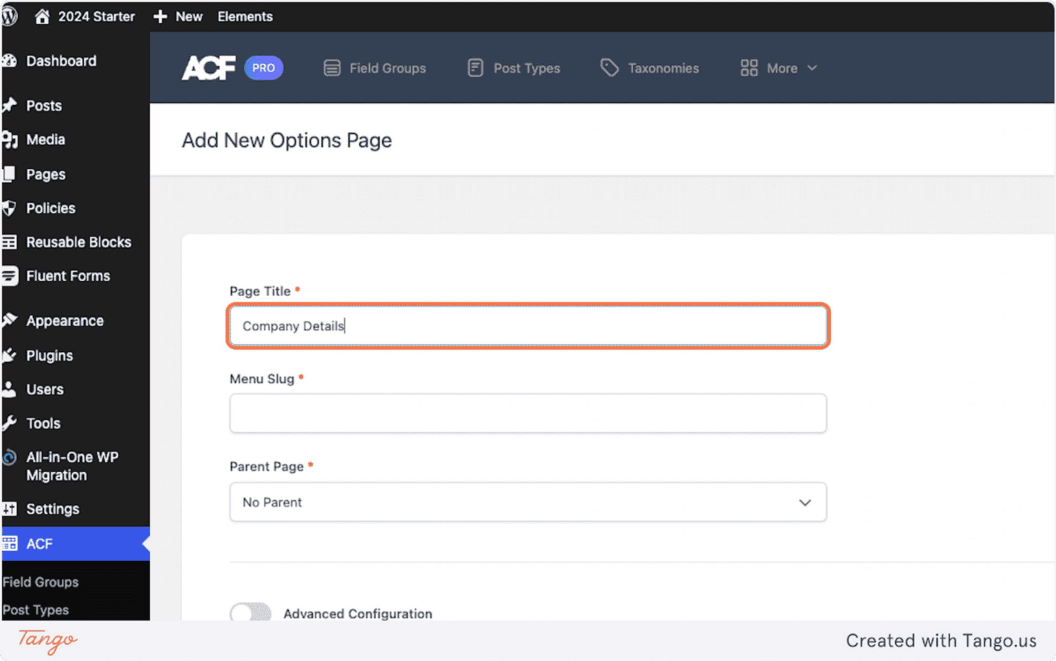 Simple Guide for Using ACF Options Pages with GenerateBlocks
