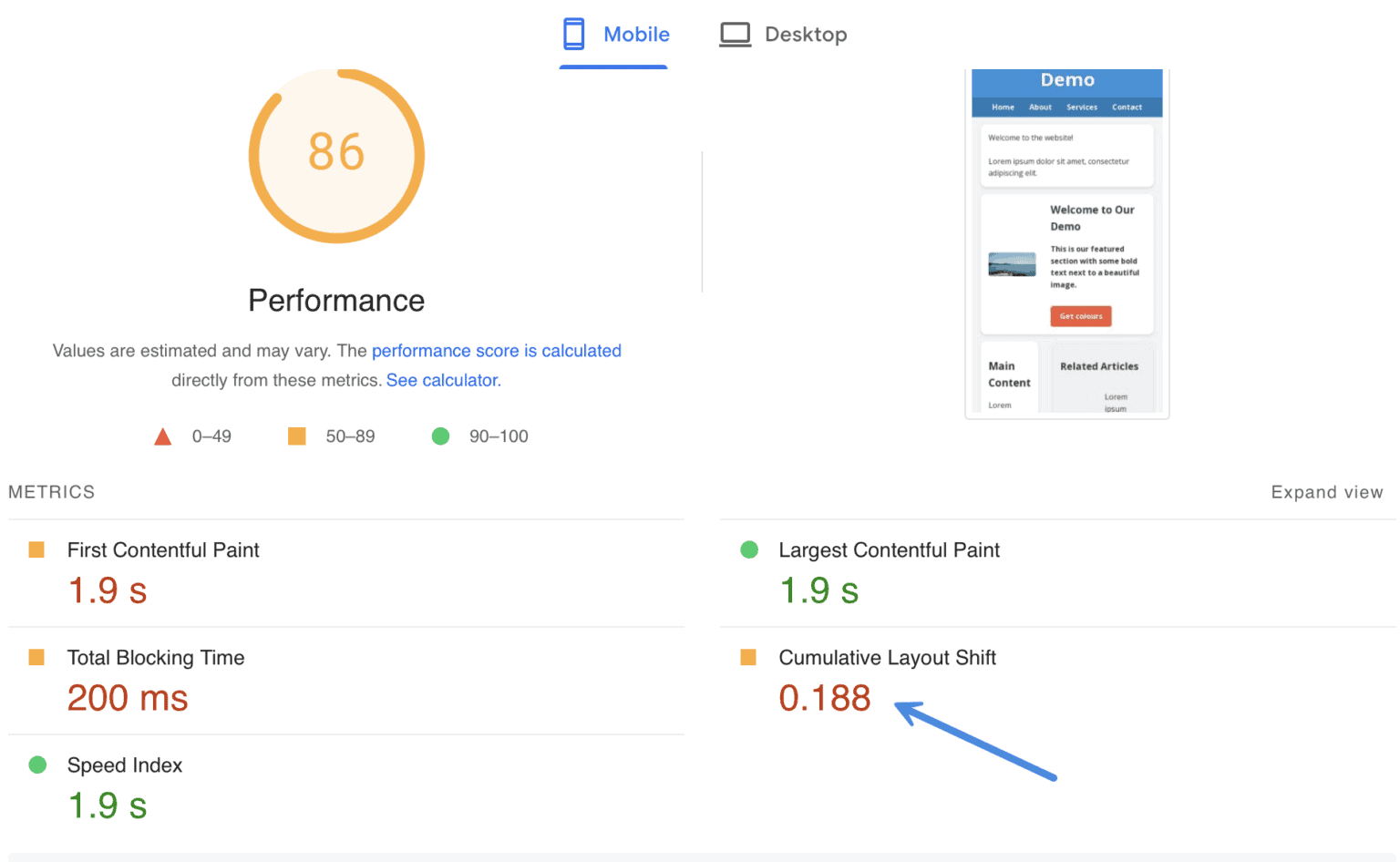 How To Fix Website Cumulative Layout Shift Cls Issues The Admin Bar